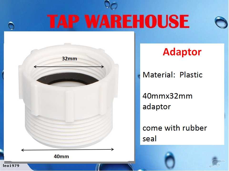 Tap warehouse 40mmx32mm adaptor – Tap Warehouse
